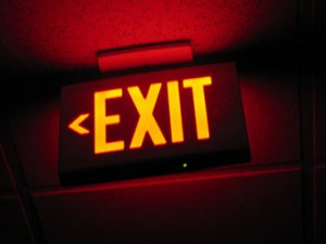 LED Exit Sign | Engravo Graphics Sign